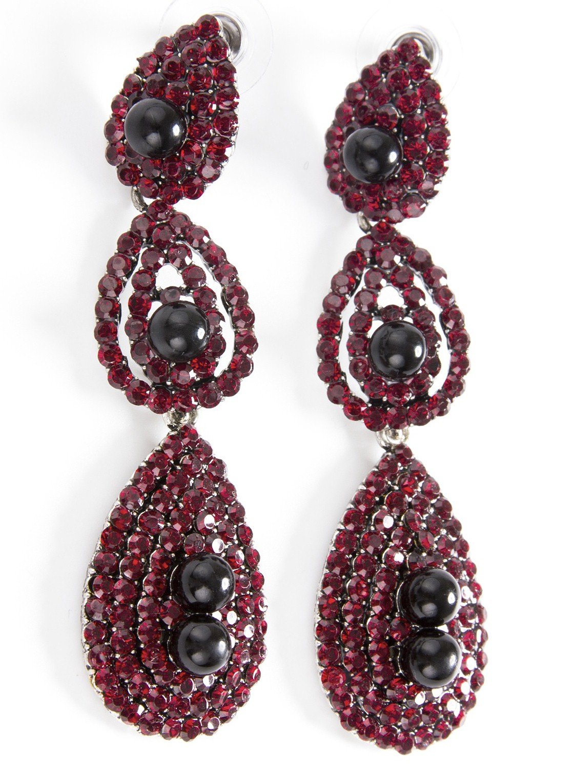 Vijiv Gatsby Earrings Vintage 1920s Drop Chandelier Flapper Jewelry Accessories