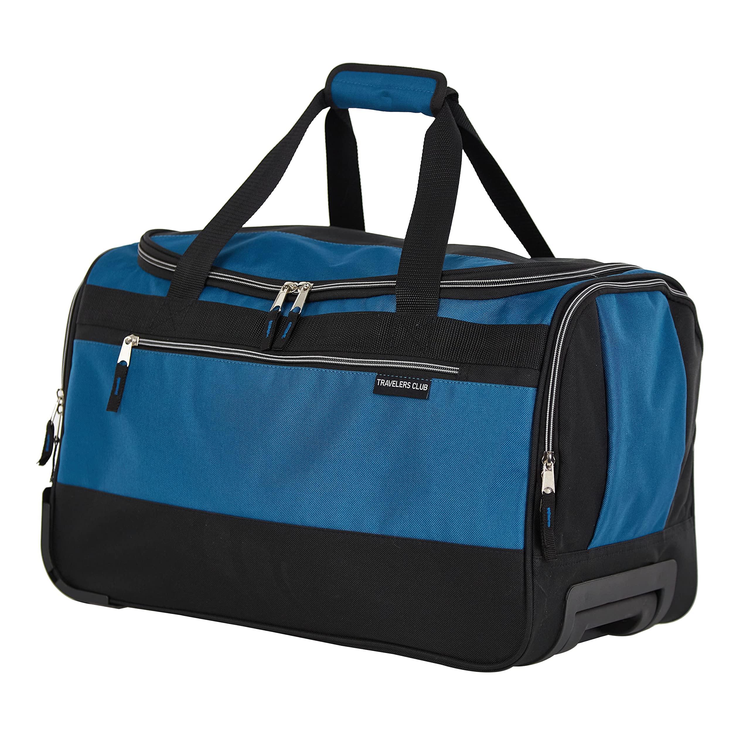 Travelers Club Discoverer Duffel Bag, Black, 36-Inch Non-Rolling
