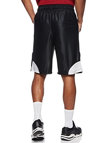 Under Armour Men's Perimeter Basketball Shorts , Black (001)/Halo Gray , Large
