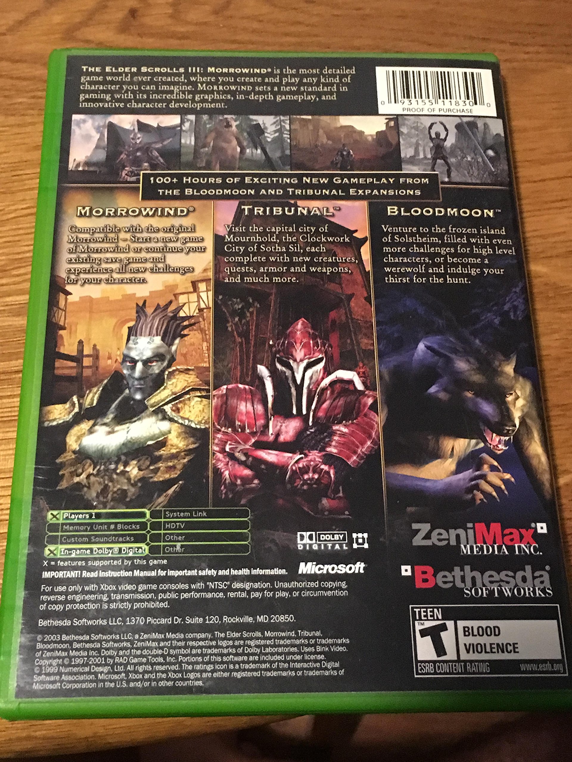 The Elder Scrolls III: Morrowind (Game of the Year Edition)