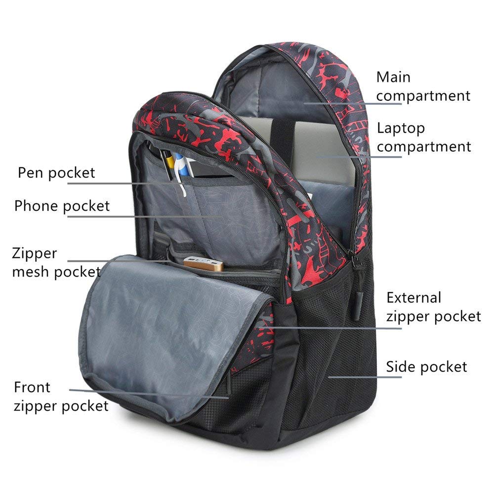 School Backpack for Boys Kids 3Pcs Teens Bookbag Elementary Backpacks Set with Lunch Box and Pencil Case