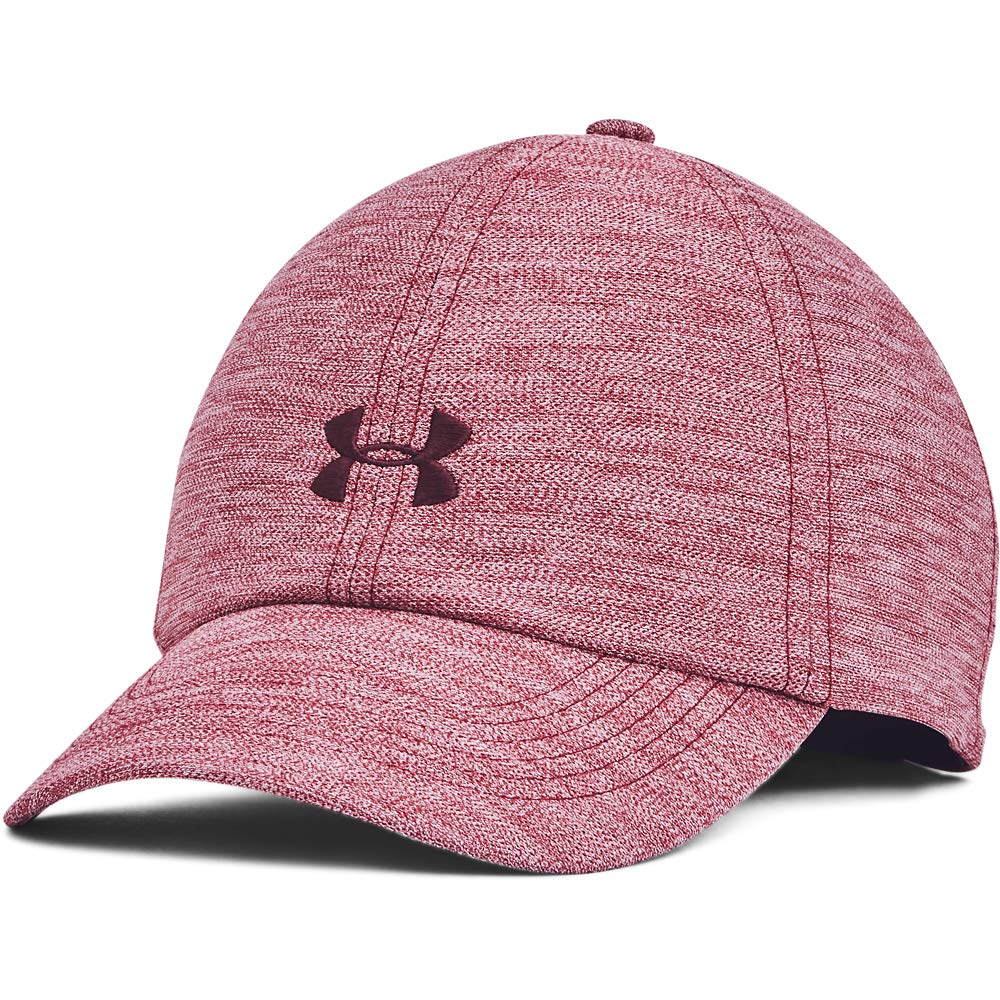 Under Armour Women's Heathered Play Up Cap, League Red (626)/Dark Maroon, One Size Fits All