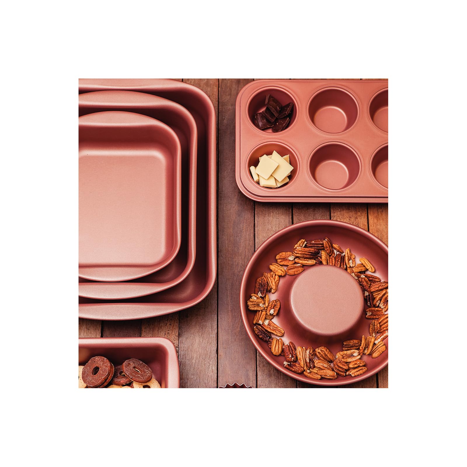 Tramontina Vermont Aluminum Roasting Pan Set, Aluminium