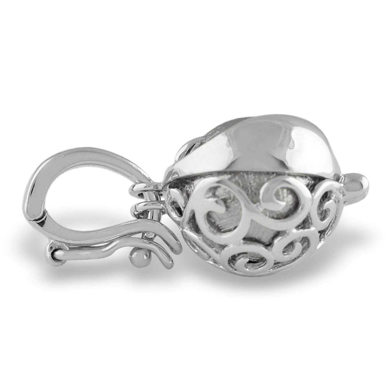 Starborn Sterling Silver Muonionalusta Meteorite Sphere Pendant