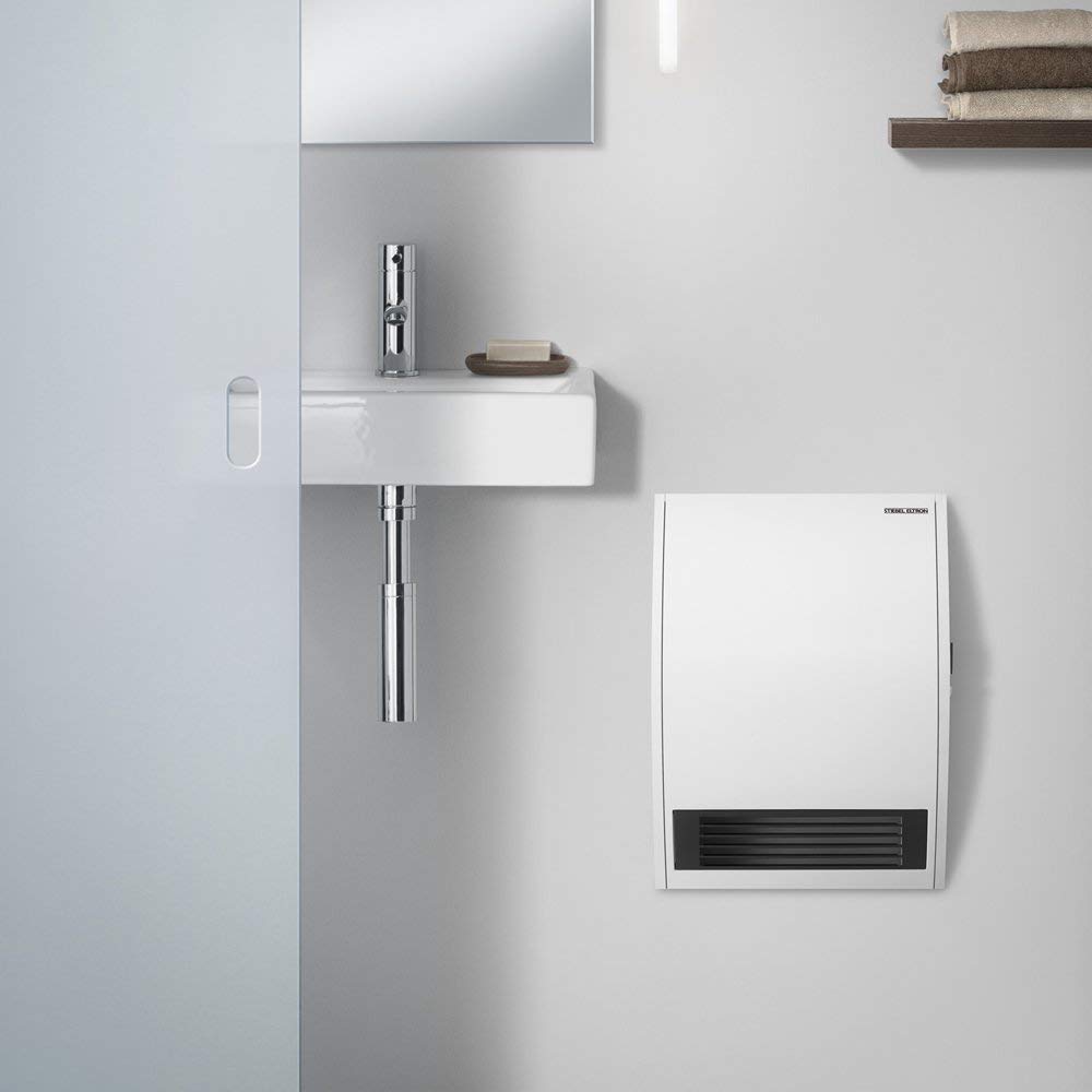 Stiebel Eltron - 230345 Stiebel Eltron CKT 15E 120-Volt 1500-Watt Wall Mounted Electric Fan Heater with 60 Minute Boost Timer (Renewed)