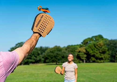 Waboba VOLI Paddle Game - Rethink Your Outdoor Game β Backyard Set Includes: 2 Wearable Paddles and 1 Oversized Shuttlecock