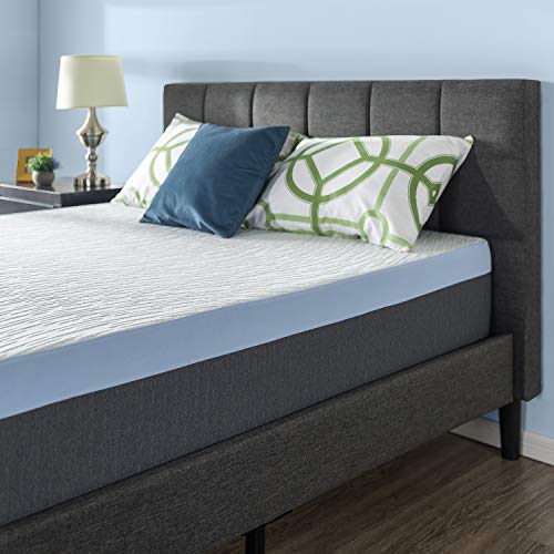 Zinus 13 Inch Green Tea Pressure Relief Gel Memory Foam Mattress/Cooling Mattress/Zoned Airflow Design/Bed-in-a-Box, King