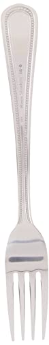 Winco 12-Piece Dots Dinner Fork Set, 18-0 Stainless Steel,Silver