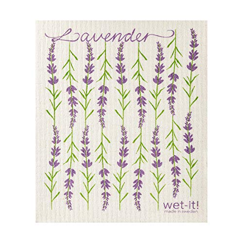 Wet-It! Swedish Dishcloth Set (Herbs Lavender)