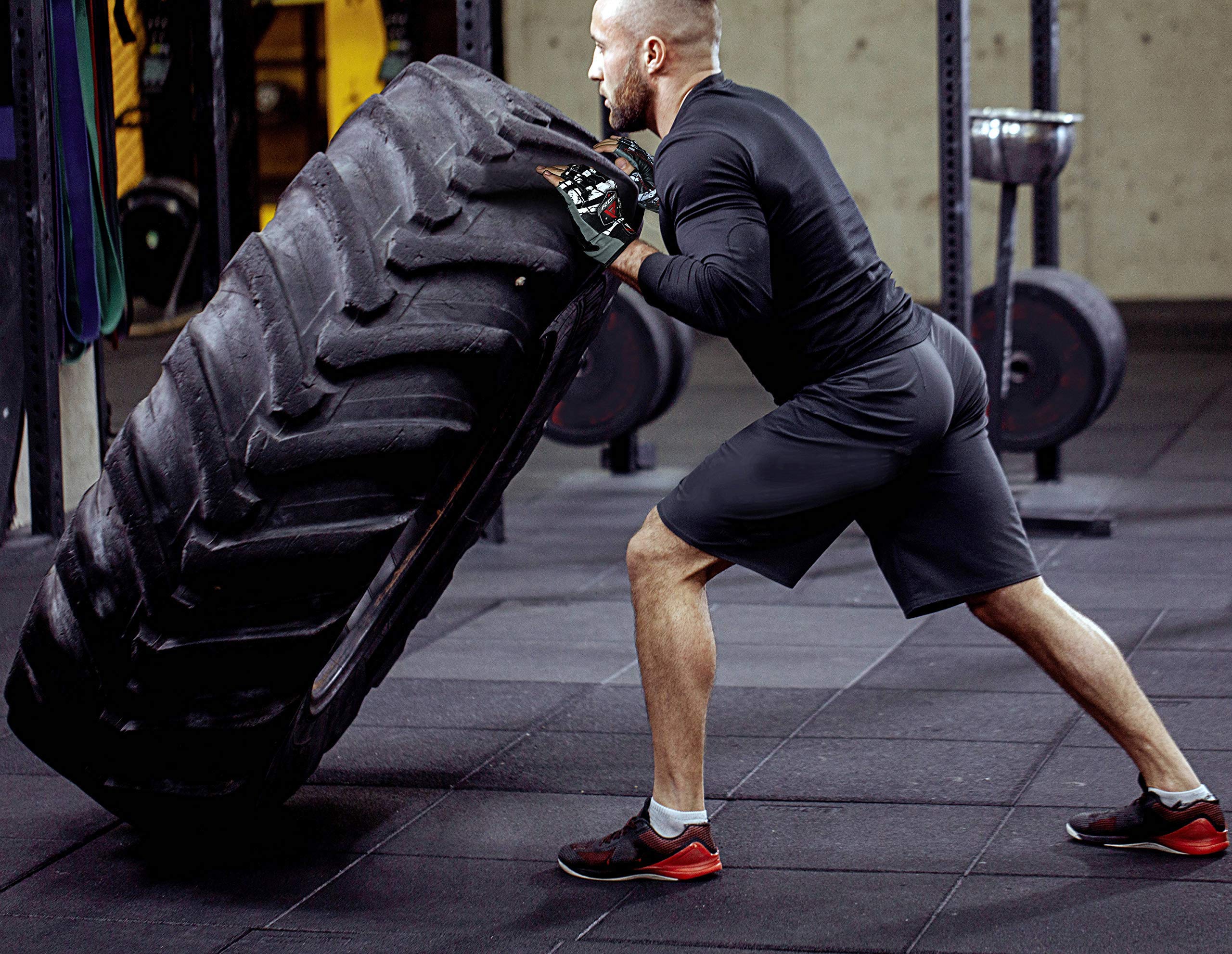 RDX Gym Weight Lifting Gloves Crossfit Powerlifting Training Bodybuilding Fitness Workout