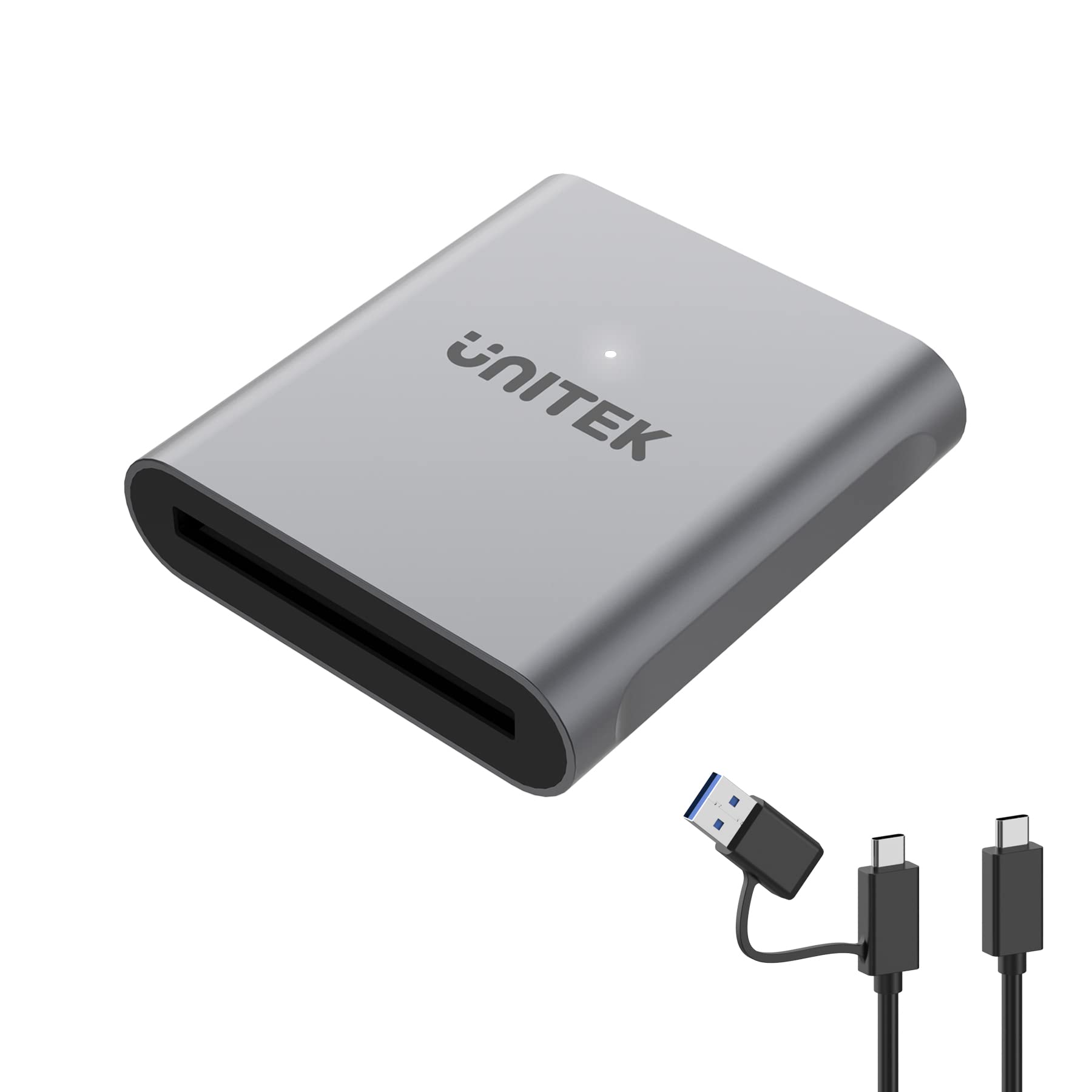 Unitek CFast Card Reader, USB 3.0 USB C CFast 2.0 Card Reader, Portable Aluminum CFast Memory Card Adapter Thunderbolt 3 Port Connection Supported, Compatible for SanDisk, Lexar, Transcend, Sony Card