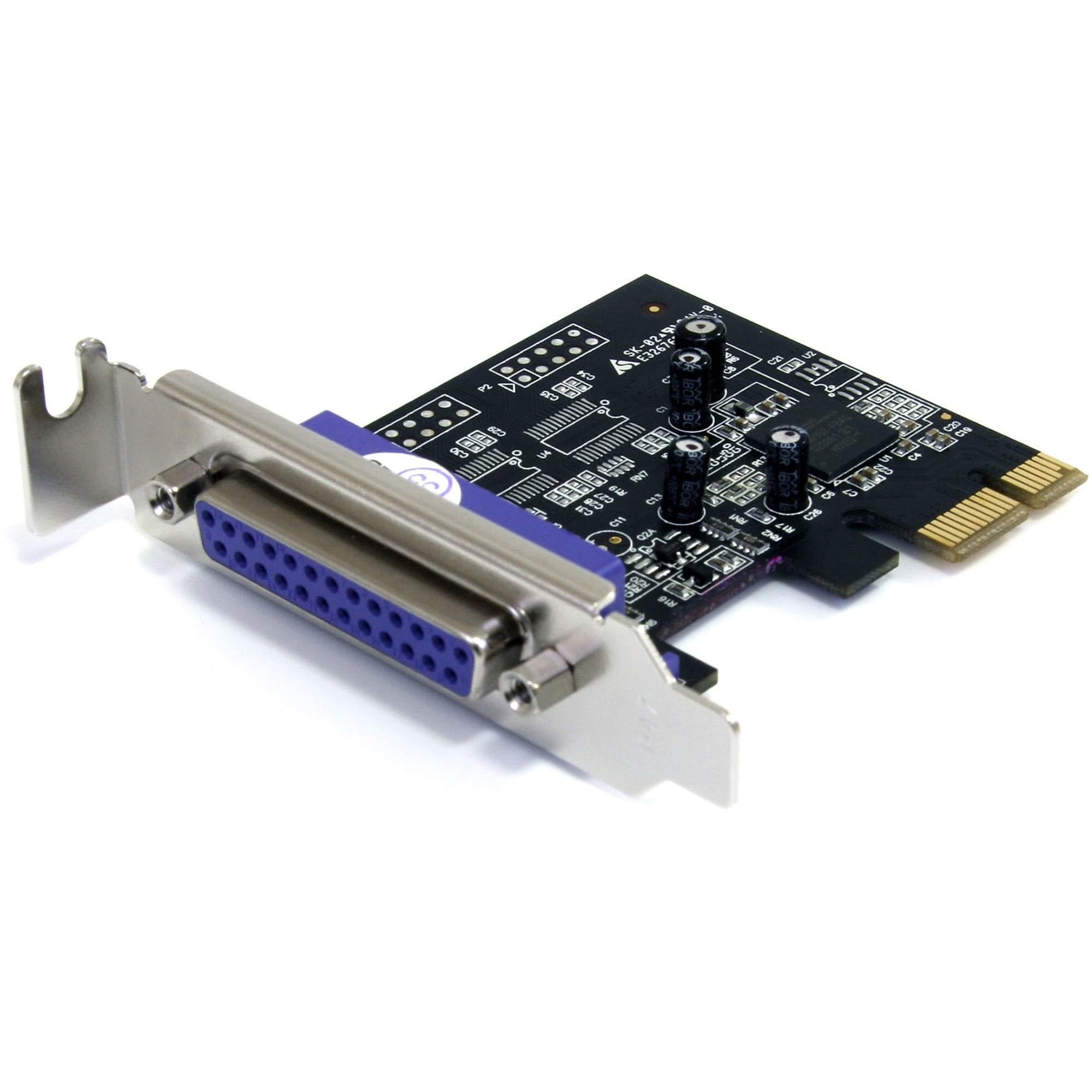 StarTech.com 1 Port PCI Express Low Profile Parallel Adapter Card - SPP/EPP/ECP Parallel Card (PEX1PLP)