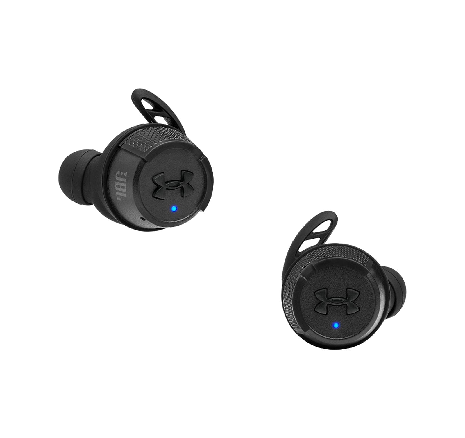 Under Armour True Wireless Flash X– Engineered by JBL® - True Wireless bluetooth earbuds, waterproof headphones, microphone, Bionic hearing, up to 25 hours battery (Black)