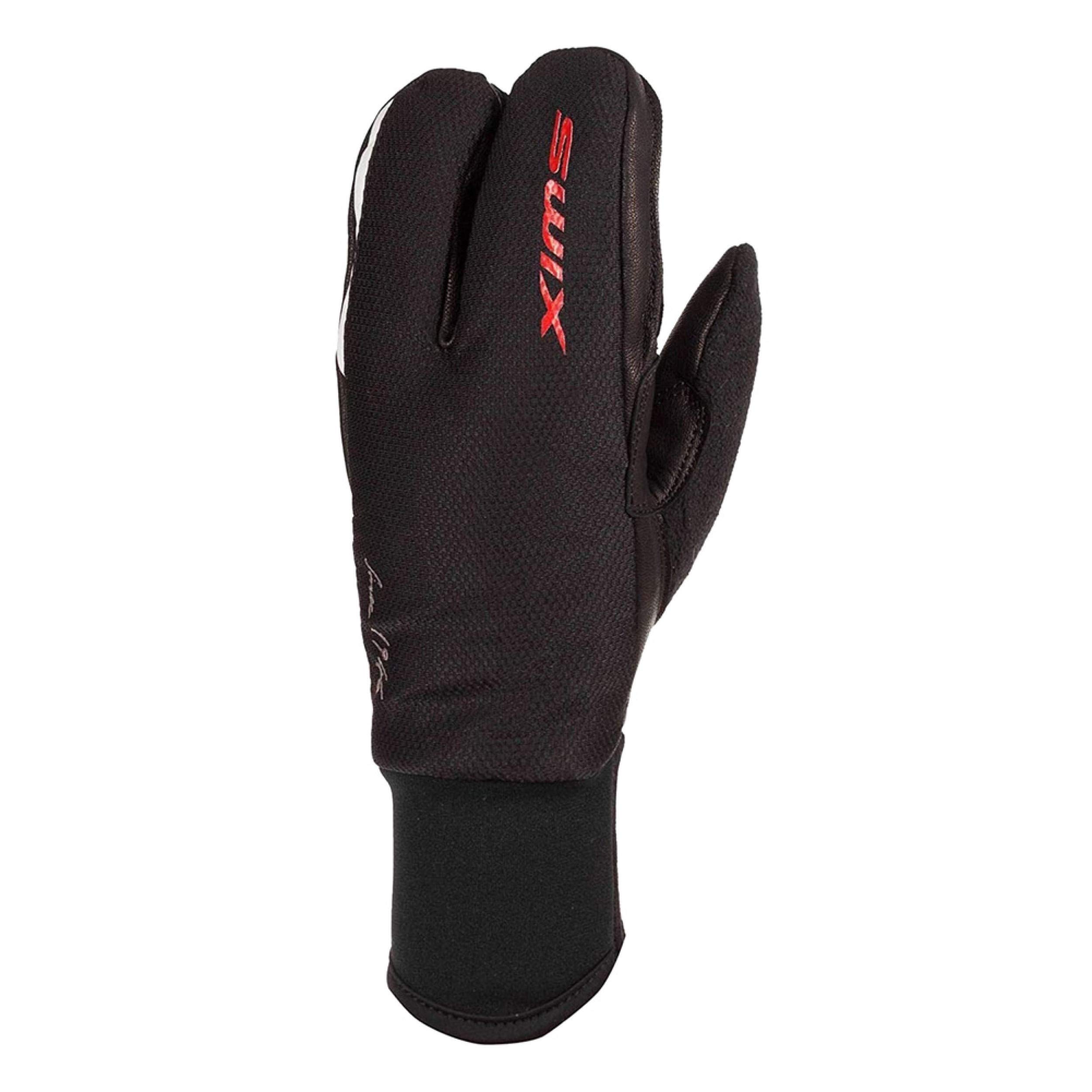 Swix Women's Gunde Split Ski Mittens, Black, L