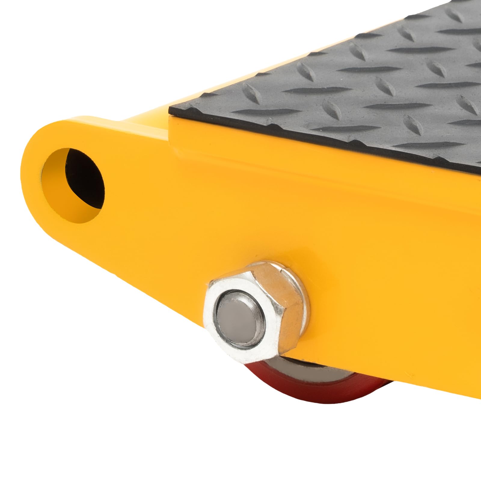 Shipping Trolley 360°Swivel Heavy Duty Machinery Mover Dolly Skate Roll Cart 15T Build to Last Excellent Loading Bearing Capacity High Stability Flexible Quiet Movement Homes Logistics Decoration