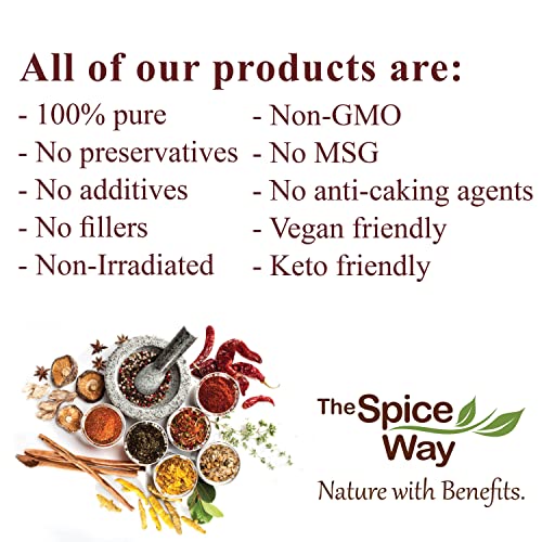 The Spice Way Smoked Paprika - pure, no additives, Non-GMO, no preservatives, no fillers. Authentically smoked with herbs.4 oz resealable bag