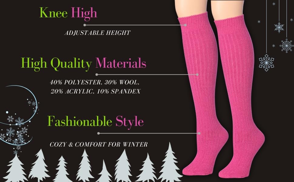 Tipi Toe Women's 3 Pairs Ragg Marled Ribbed Tonal Harmony Maroon Grey Interplay Mid-Calf High Wool-Blend Boot Socks 3-pairs, WK02-F-T1