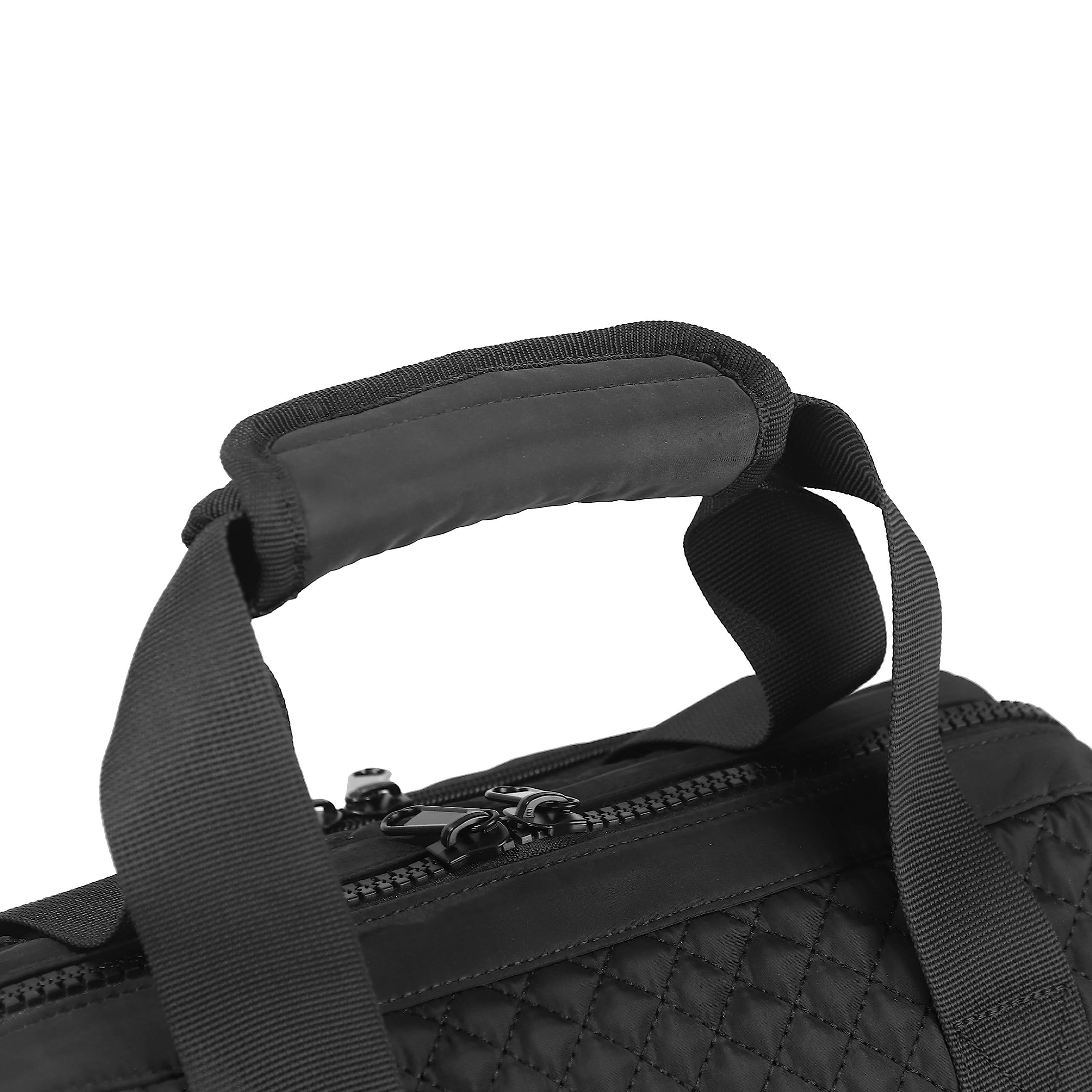 taskeACTIVE backpack with mealprep compartment, laptop area, drink holder, internal mesh compartments, luggage strap (Black)
