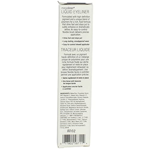 Wnw Eyeliner Mega Liq-Blk Size .118z Wnw Eyeliner Mega Liq-Black