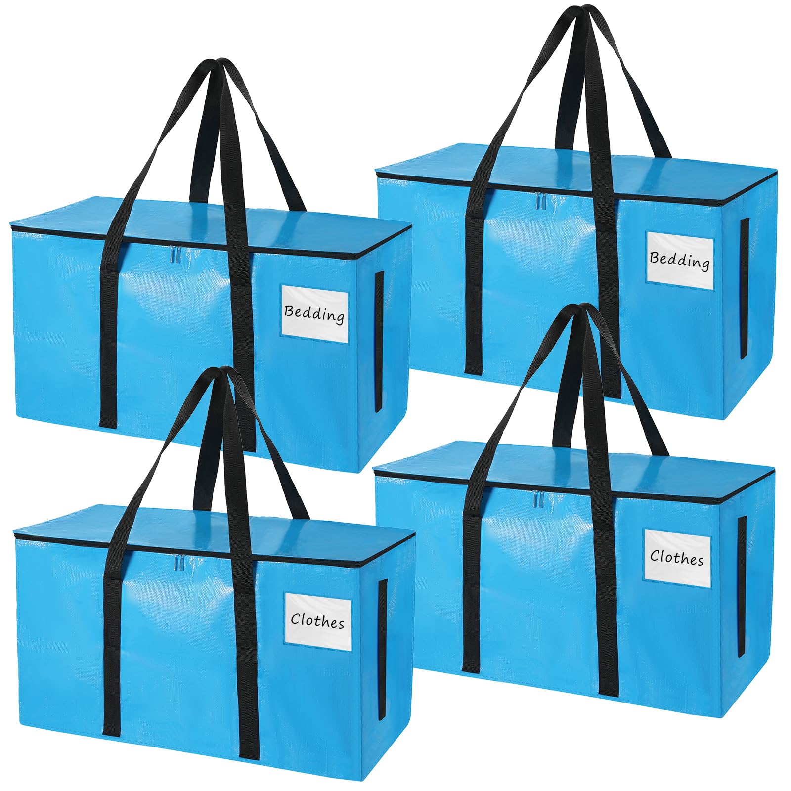 Storage Bags for Clothes, Extra Large Clothing Storage Bags with Reinforced Handle, Storage Containers for Organizing Bedding, Blanket, Sheets, Pillows, Closet and Toys