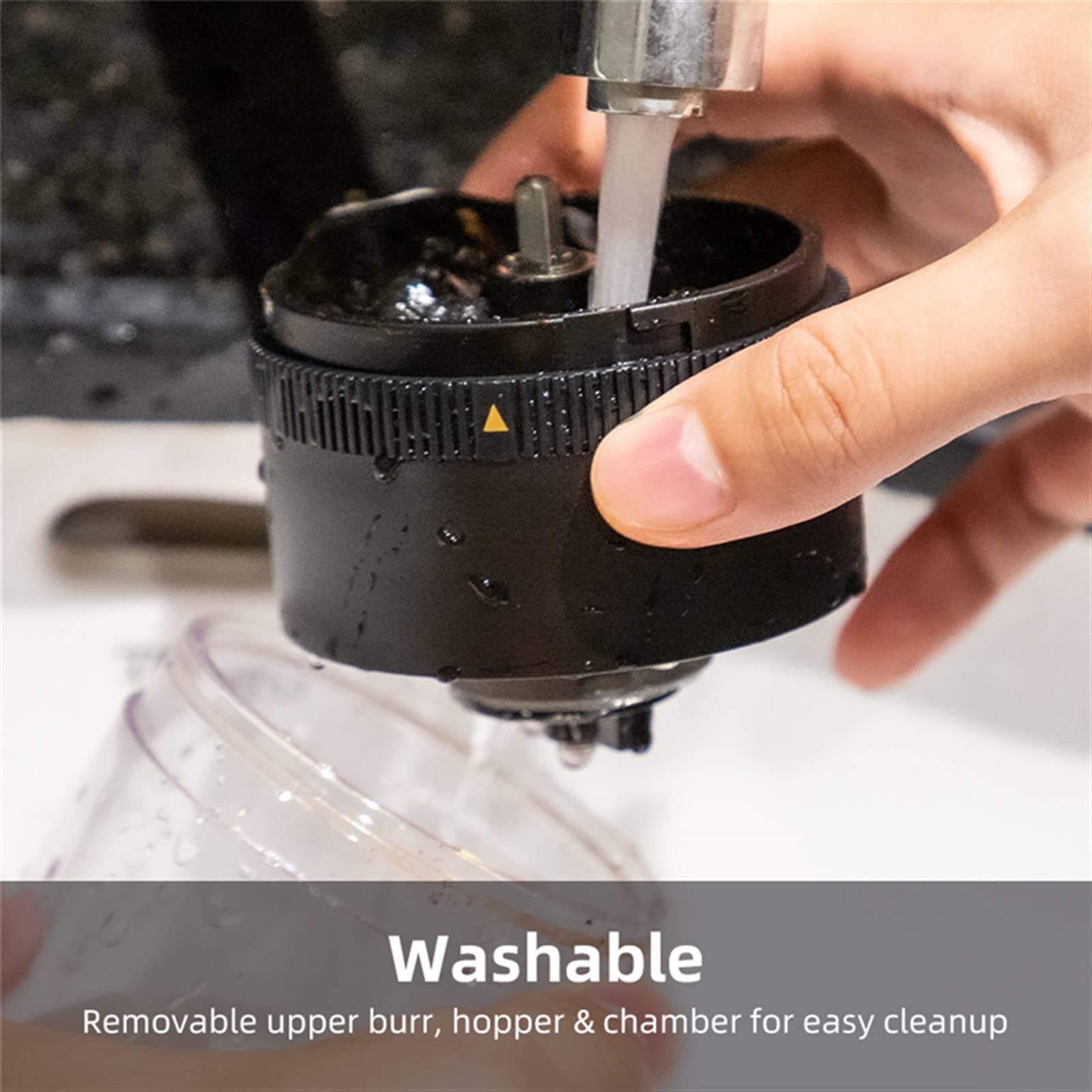 VEMMIO Coffee Machine Upgrade Portable Electric Coffee Grinder Charge Profession Ceramic Grinding Core Coffee Beans Grinder