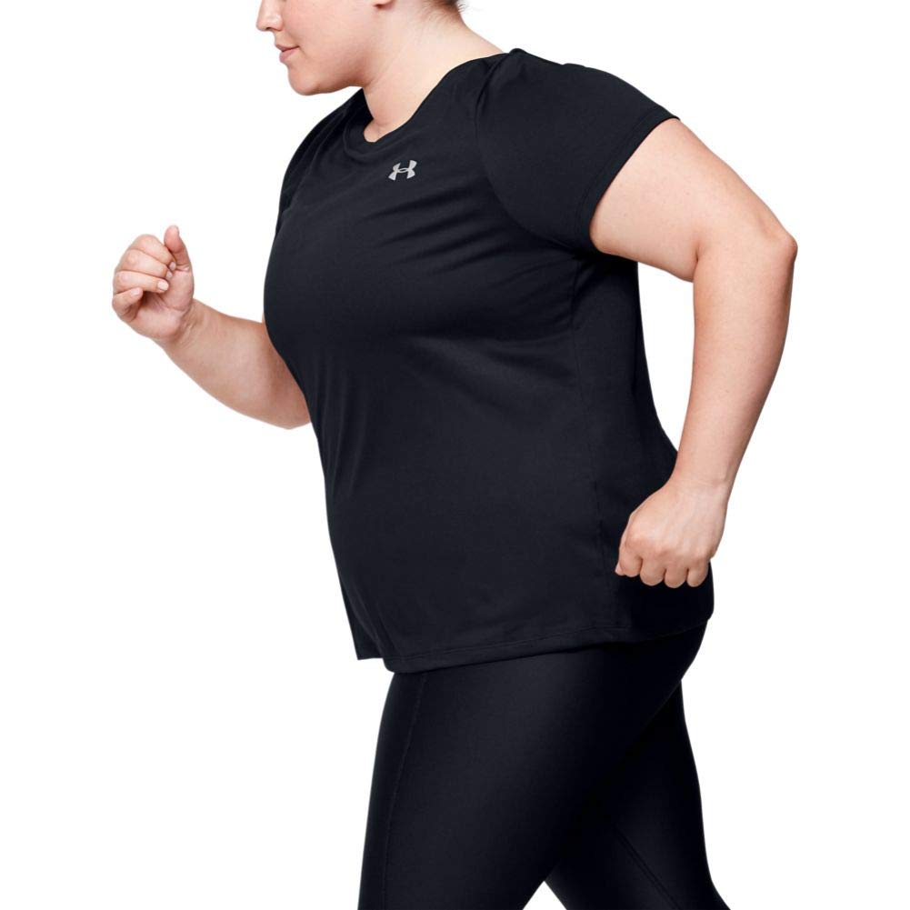 Under Armour Women's UA Tech™ Short Sleeve 2X Black