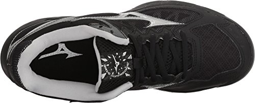 WAVE SUPERSONIC WOMENS BLACK-SILVER 8.5 Black/Silver