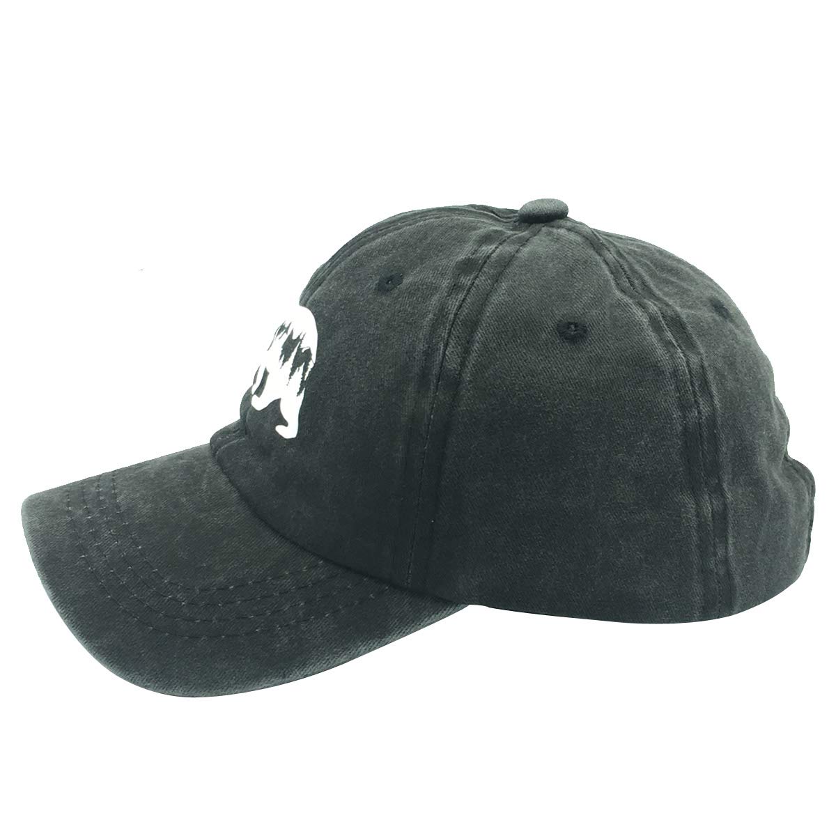 Waldeal Boys' Bear Mountain Vintage Hat Toddler Kids Adjustable Baseball Cap Black