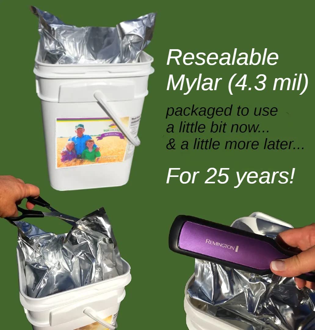 Wheatland™ White Sugar • Delicious • USA grown • 20 lbs Bulk • Mylar and Bucket Provide 25 Year Shelf Life • Emergency Food Storage • High Trust Seller • 40 Year Legacy of Prepping