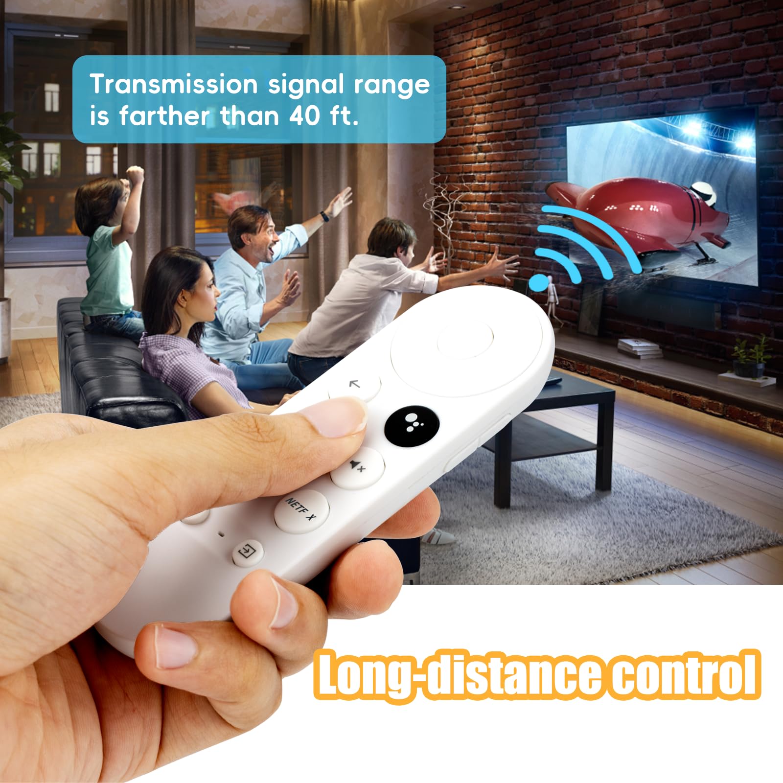 Replacement Remote Control Compatible with Roku Express,for Roku Box, for Roku Player,for Roku Premiere,Compatible for Roku 1/2/3/4 (HD,LT,XS,XD).(NOT for Roku Stick and Roku TV)(Pack of 2)