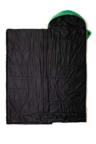 Snugpak Basecamp Nautilus Square Quilt Sleeping Bag with Left Hand Zip, Emerald Green
