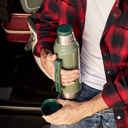 Stanley Classic Hammertone Green Vacuum Bottle 2QT