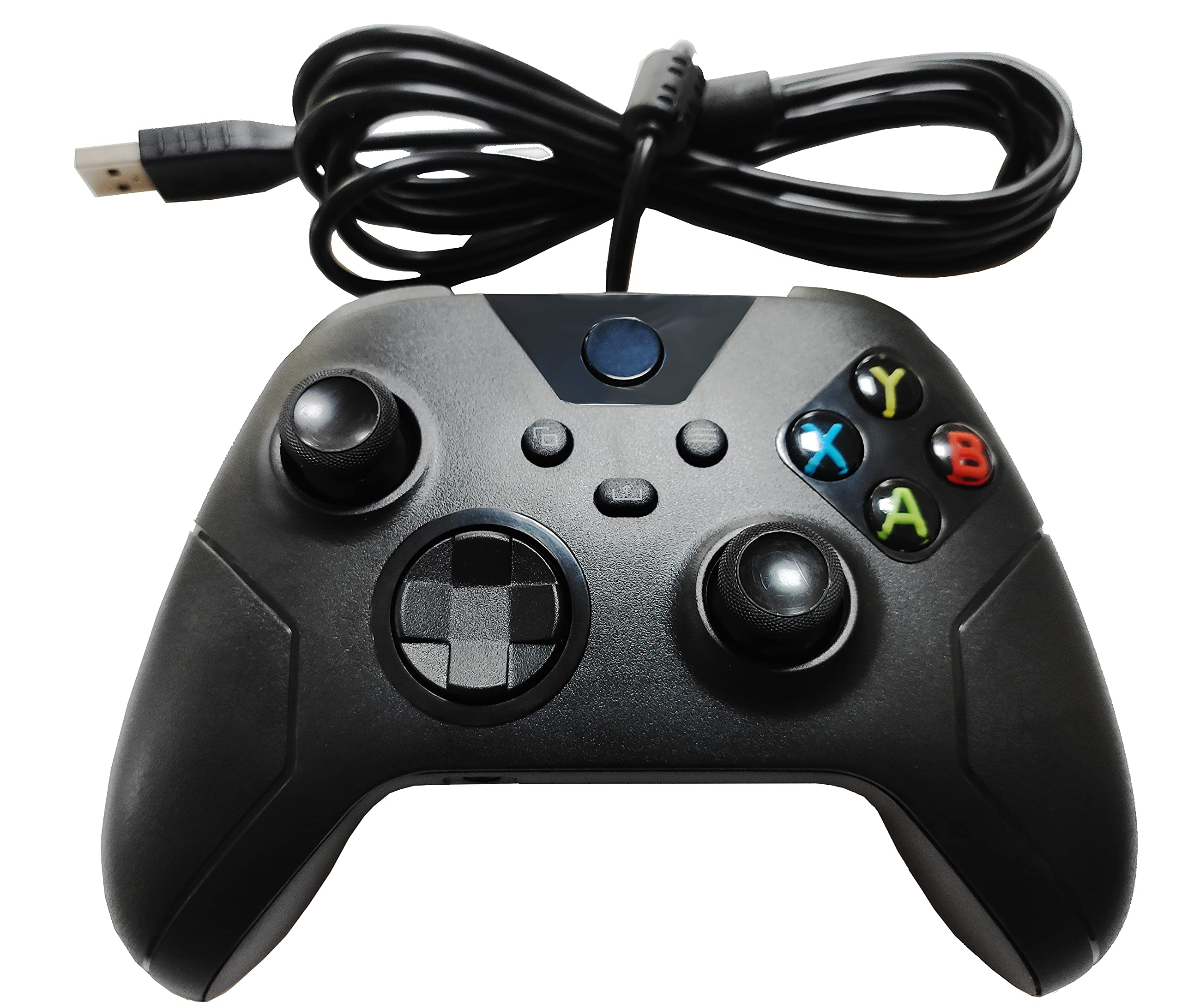 VISIONHMD Wired Controller for Xbox Series X|S, 4 Motor Vibration and 3.5mm Stereo Headset Jack, Compatible with Xbox One and PC/Laptop(Windows7/8/10)-Black