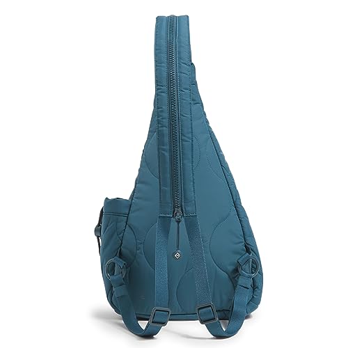 Vera Bradley Featherweight Sling Backpack, Peacock Feather, 37203-N35