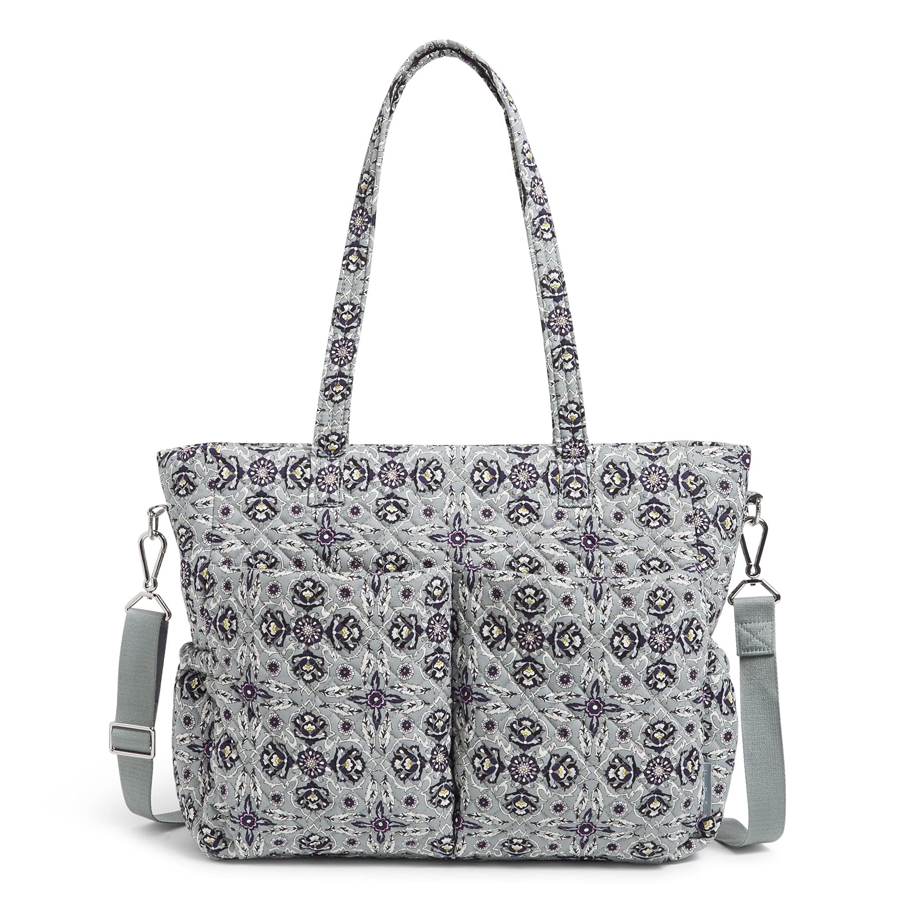 Vera Bradley Women's Cotton Ultimate Baby Diaper Bag, Pretty Posies, One Size