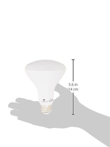 Triangle Bulbs (Pack Of 4) 8-Watt (65-Watt) BR30 LED Flood Light Bulb, Dimmable, UL Listed, Energy star certified,