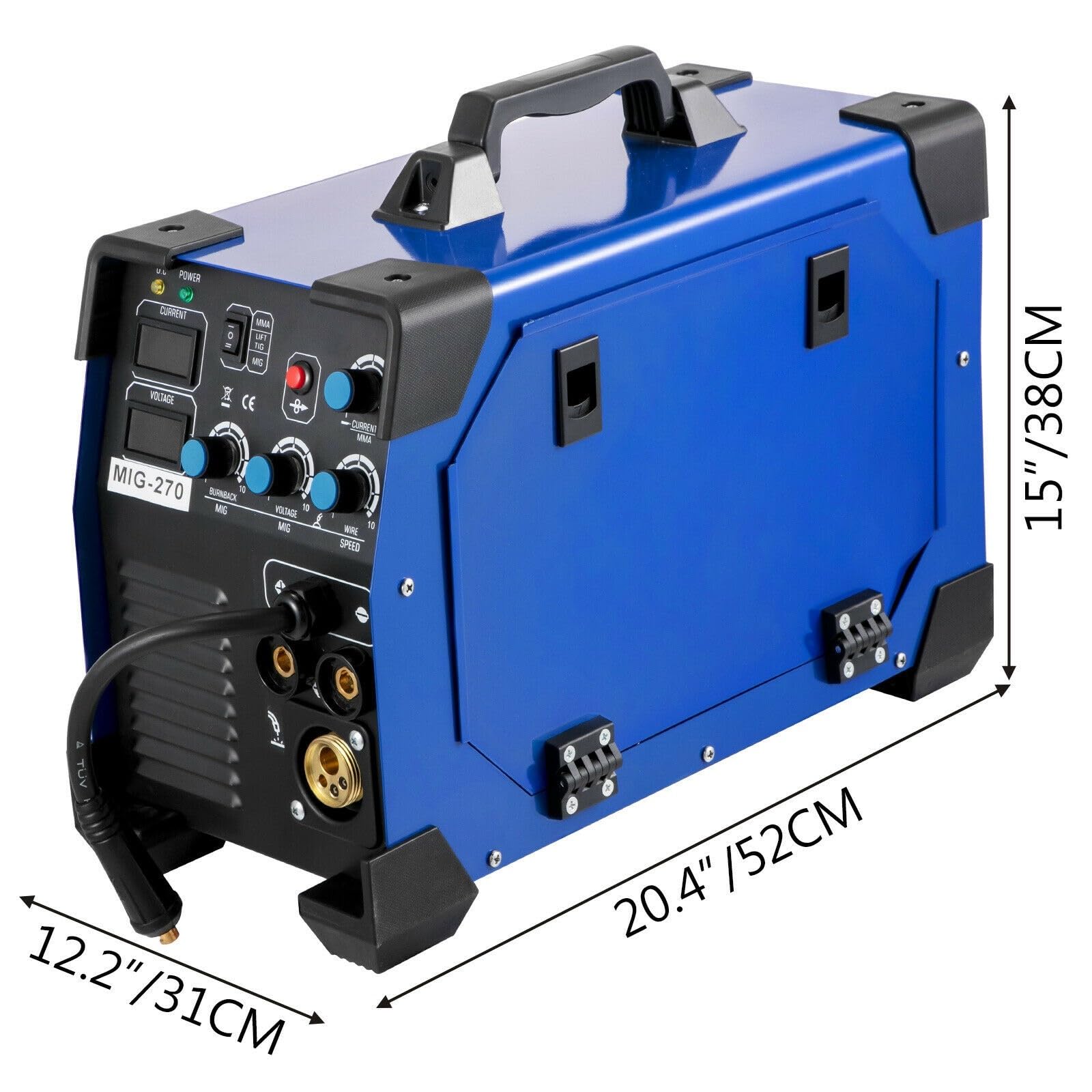 Upgraded Version MIG Welder Welding Machine 270A MIG MMA TIG 3 In 1 Welder Combo