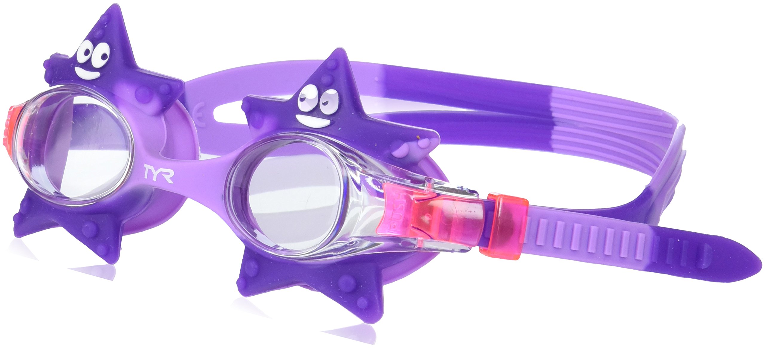 TYR Kids Swimple Starfish Accessories, Clear Purple