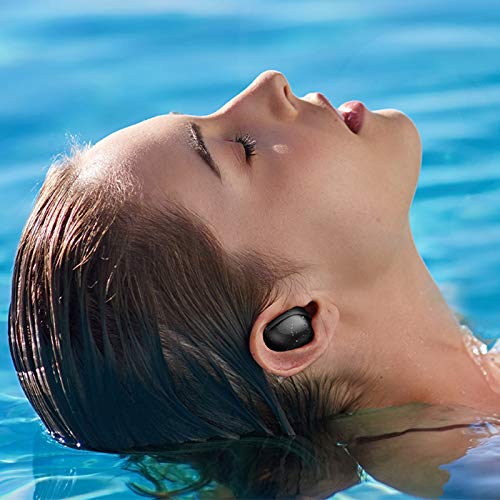 Wearable4U Garmin Venu Sq Music GPS Best Multisport Fitness Smartwatch Black/Slate Black Earbuds with Charging E-Bank Case Bundle