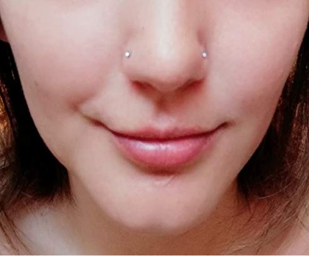 Vitaltyextracts Clear Nose Ring Retainer Bioflex Nose Rings Studs L Shaped Corkscrew Nose Studs Nose Piercing Jewelry Kit For Women