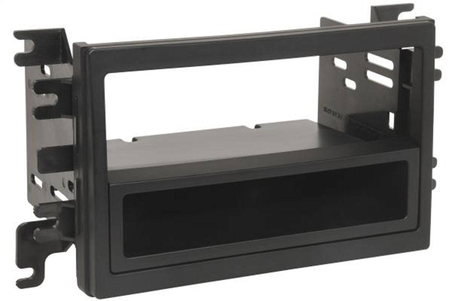 Scosche FD1432AB Compatible with Select 2007-2014 Ford / Lincoln / Mercury ISO Double DIN & DIN+Pocket Dash Kit Black