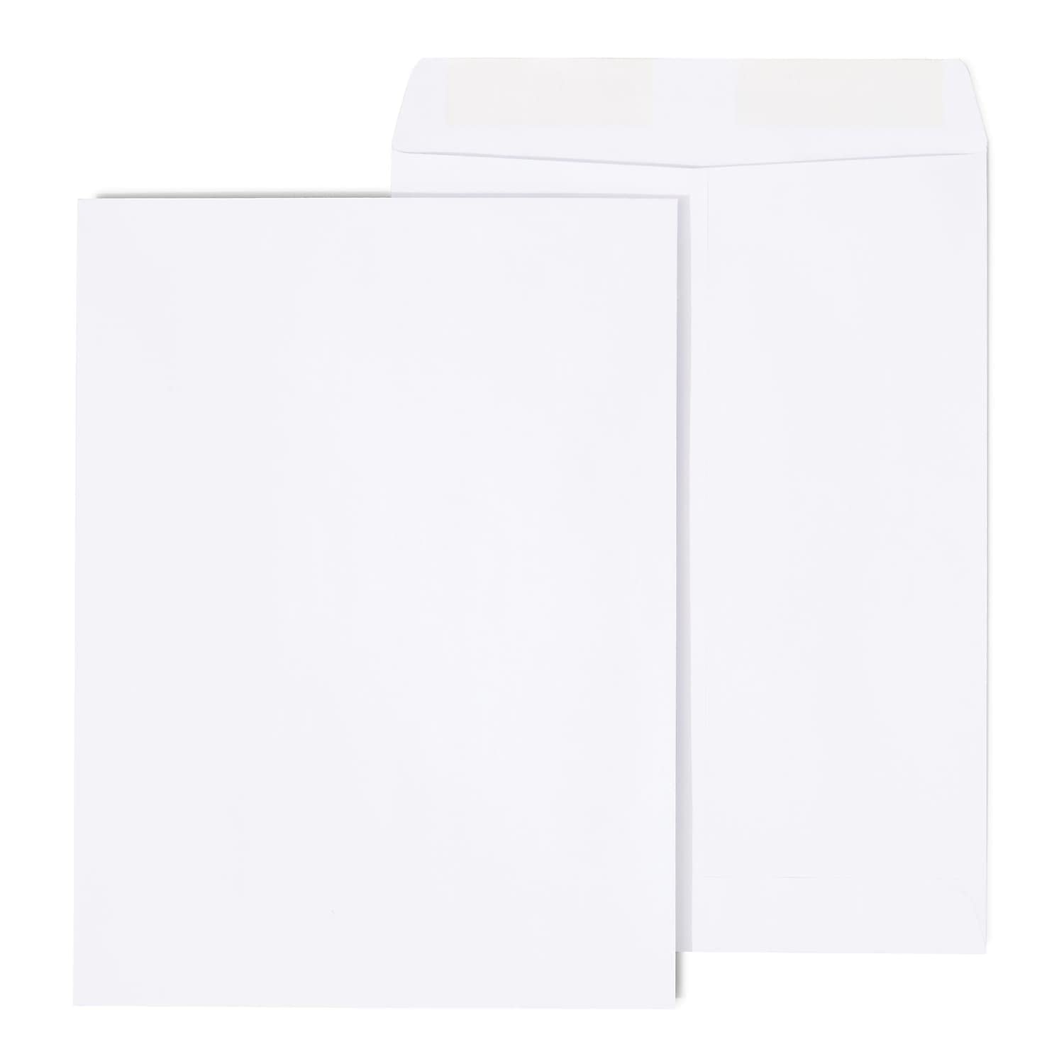 Staples 486949 Gummed Catalog Envelopes 9-Inch L X 12-Inch H White 250/Box (486949R)