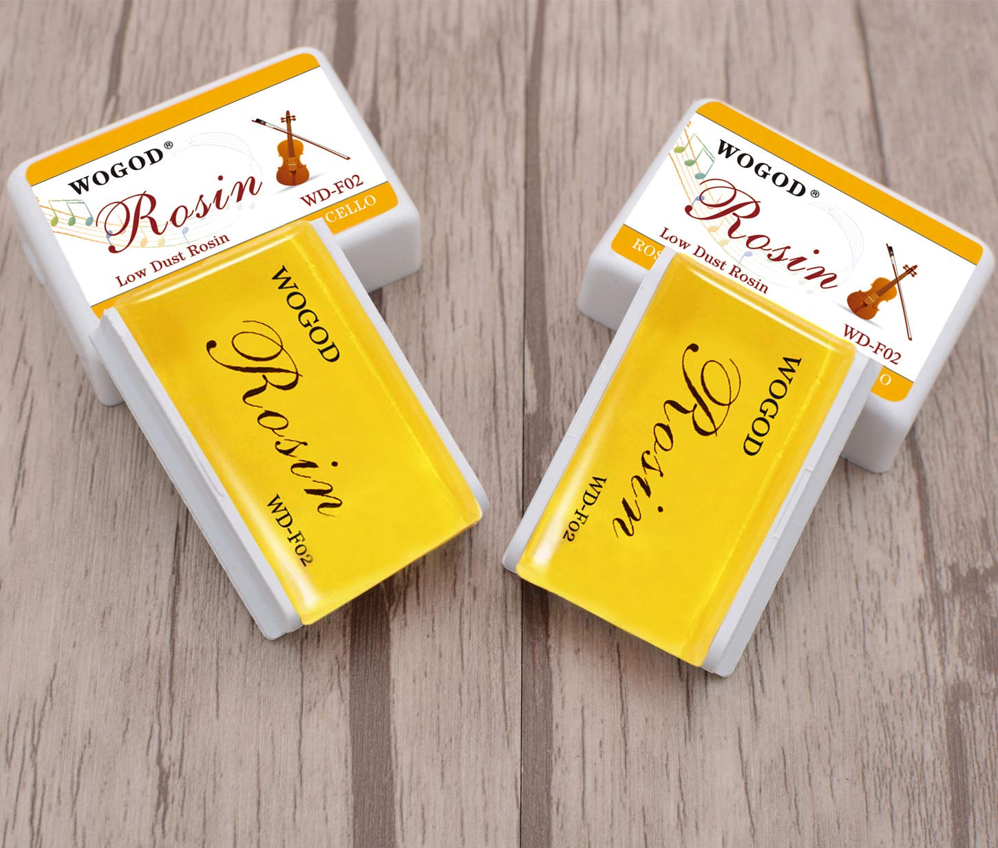 Rosin Violin Rosin Natural Rosin 4 Pack Low Dust Universal Rosin for Violin Viola and Cello (4 Pack Rosin)