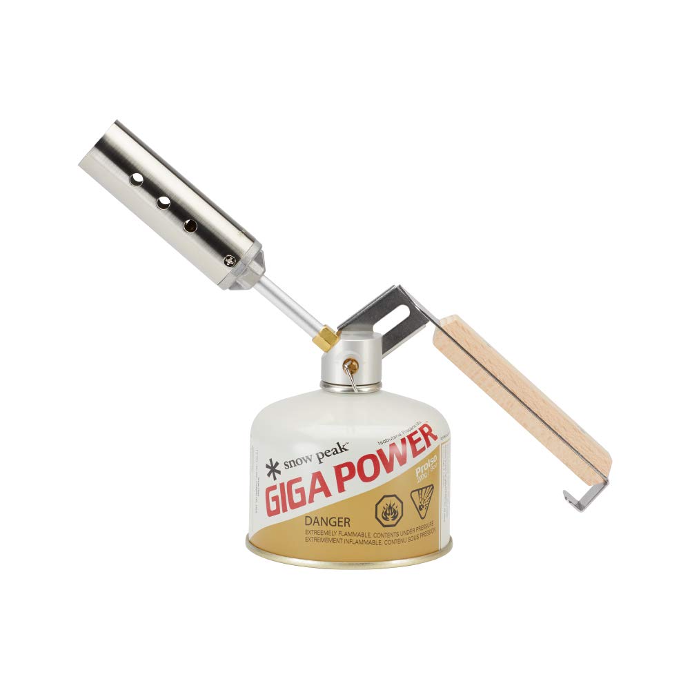 Snow Peak Folding Torch, GT-110R, Made in Japan, Lifetime Product Guarantee, Lightweight and Compact for Camping
