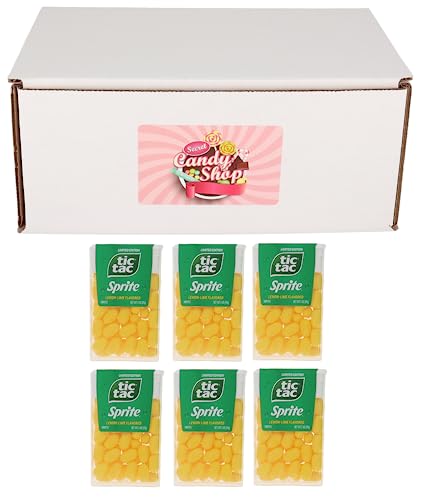 SECRET CANDY SHOP Tic Tac Mints Sprite Lemon Lime Flavor Limited Edition 1oz (Pack of 6)