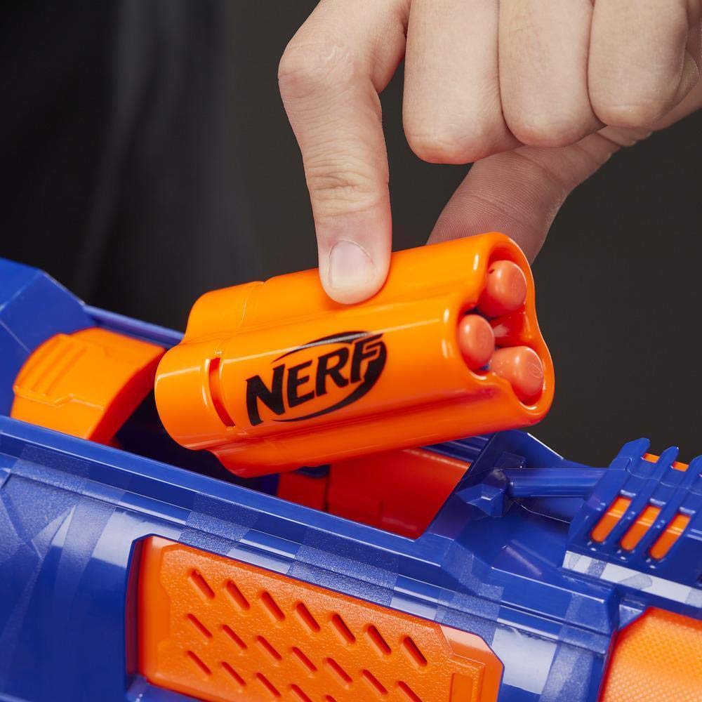 Trilogy DS-15 Nerf N-Strike Elite Toy Blaster with 15 Official Nerf Elite Darts and 5 Shells β for Children, Teens, Adults