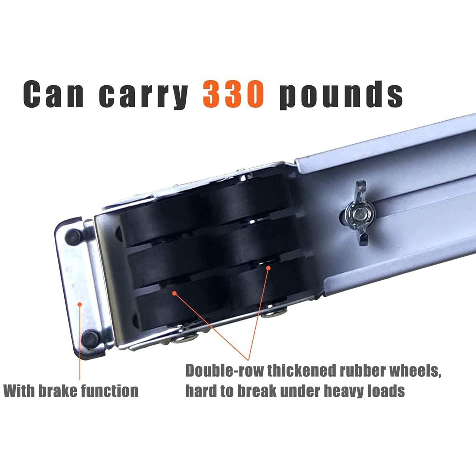 Washer and Dryer Stand Base,Portable Movable Multi-function Washing Machine Base Stand Bracket,45-70 Cm Retractable Refrigerator Floor Trays,with Brake Lock,Non-slip and Noise Reduction,Load 300 Kg