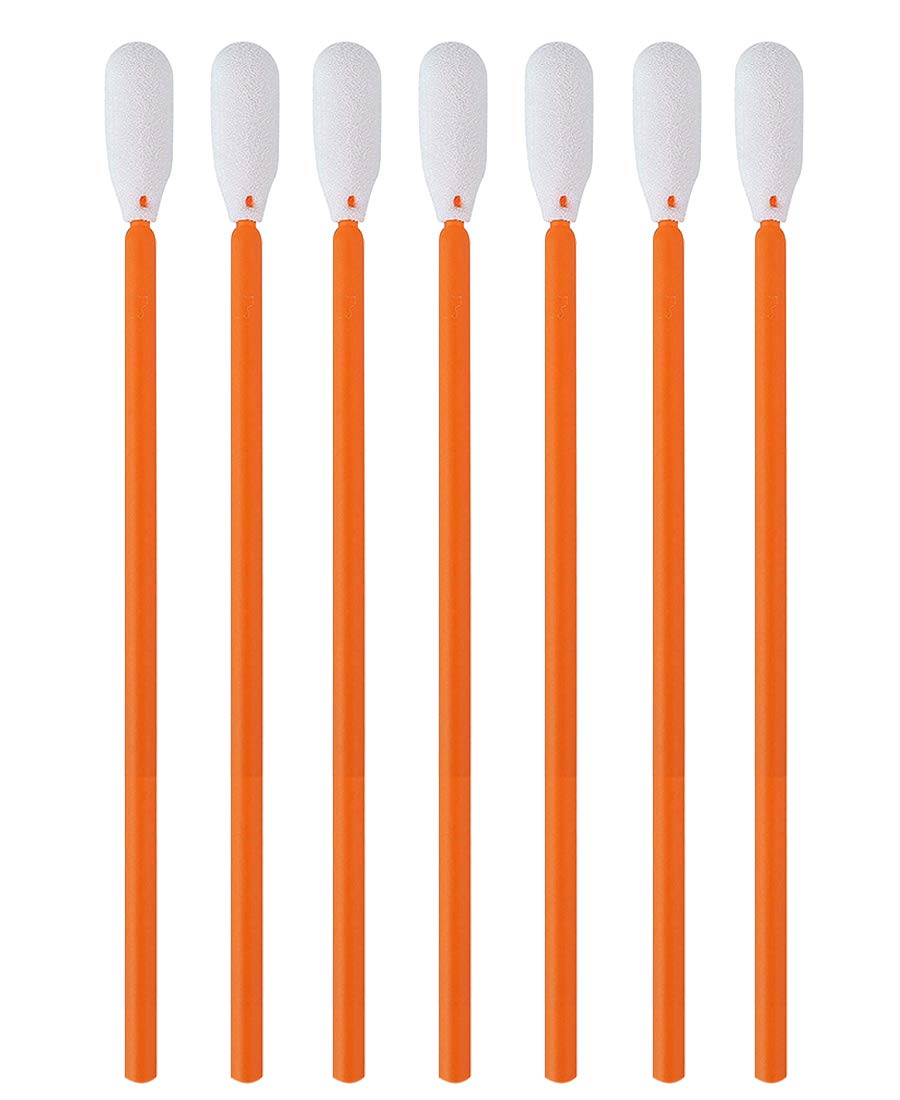 Wellgler's 6.42'' Gun Cleaning Swabs, Long swabs,Microfiber Foam swabs(200pcs)