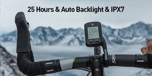 XOSS G+ GPS Bike Computer with Smart Cadence Sensor,ANT+ Bluetooth Cycling Computer, Wireless Bicycle Speedometer Odometer, Waterproof MTB Tracker Fits All Bikes