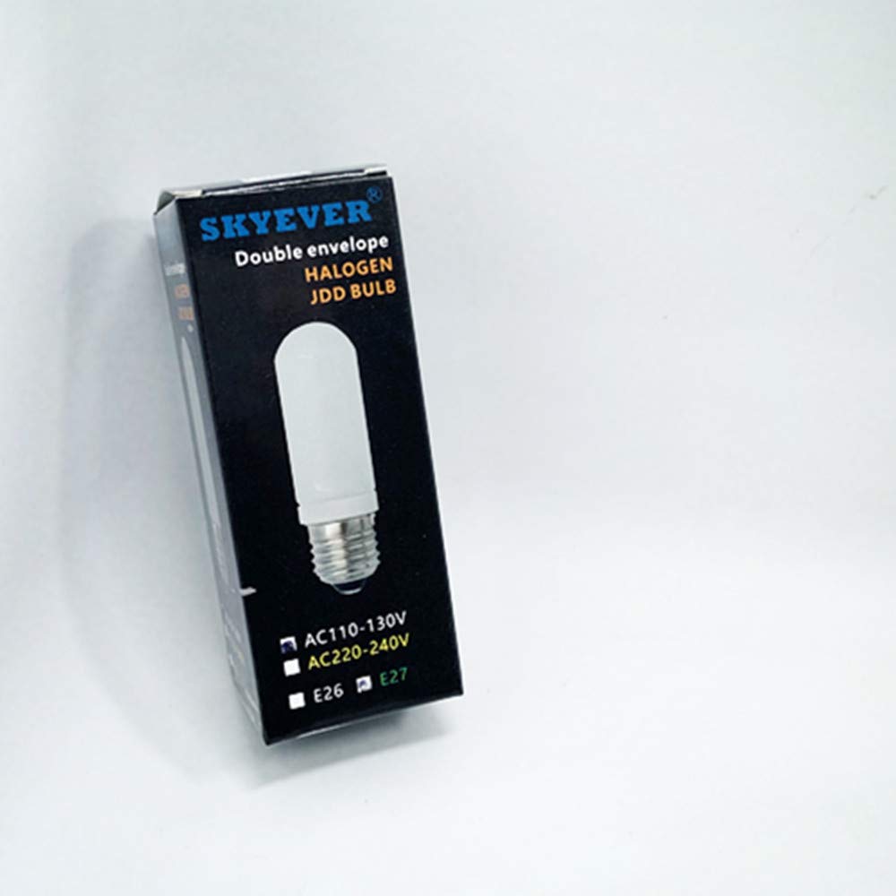 SKYEVER Halogen JDD 150W/250W Bulb E26 AC110-130V Base for Modeling Strobe Light in Photography Lighting (150W/2PCS)